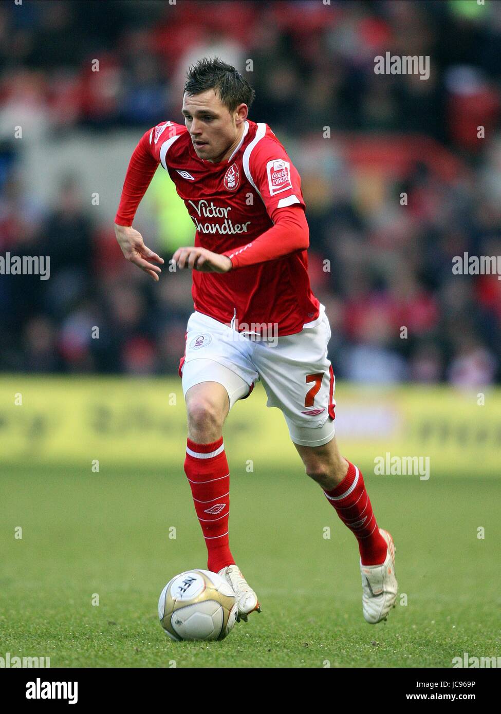 PAUL ANDERSON NOTTINGHAM FOREST FC CITY GROUND NOTTINGHAM ENGLAND 02 ...