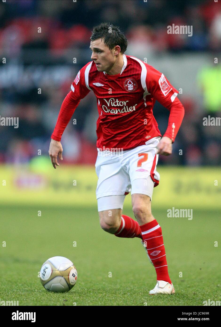 PAUL ANDERSON NOTTINGHAM FOREST FC CITY GROUND NOTTINGHAM ENGLAND 02 ...