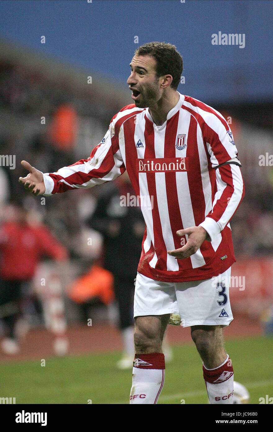 DANNY HIGGINBOTHAM STOKE CITY FC BRITANNIA STADIUM STOKE ENGLAND 02 ...