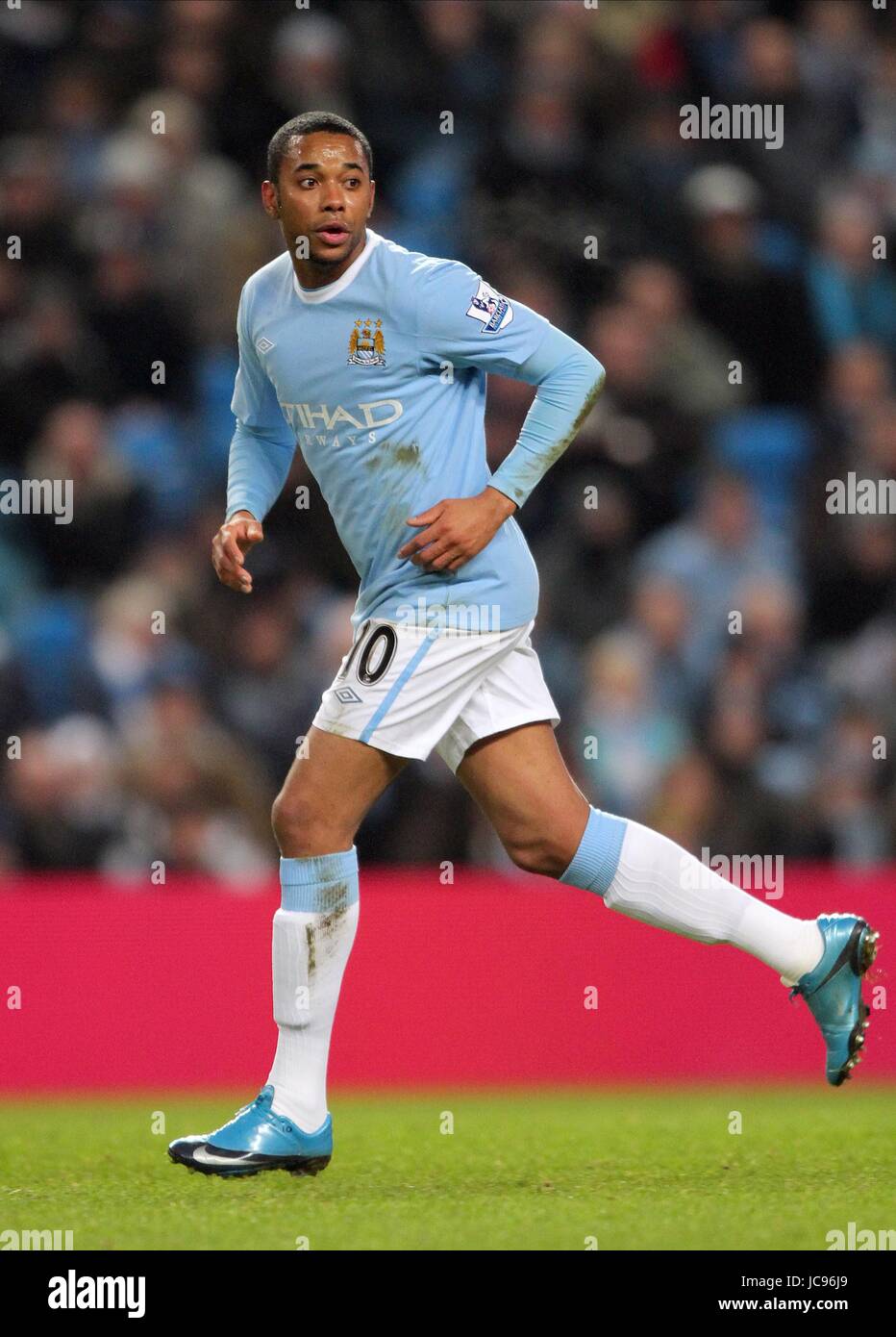 ROBINHO MANCHESTER CITY FC CITY OF MANCHESTER STADIUM MANCHESTER ...