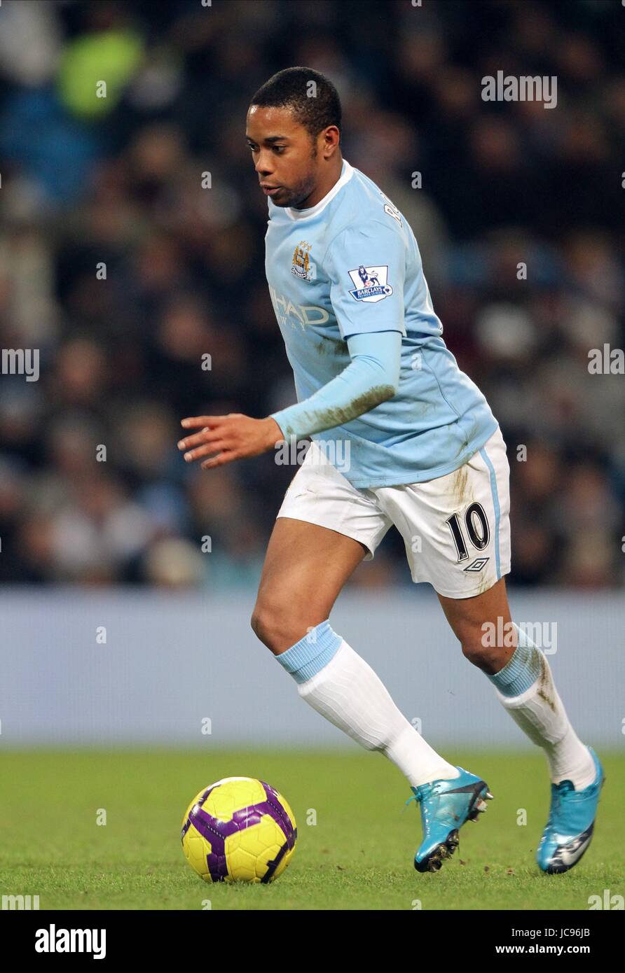 ROBINHO MANCHESTER CITY FC CITY OF MANCHESTER STADIUM MANCHESTER ...