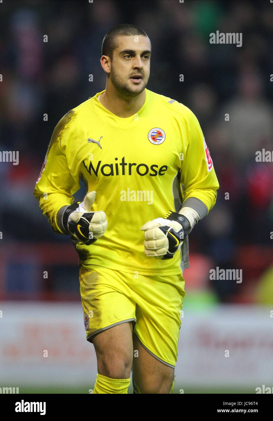 ADAM FEDERICI READING FC CITY GROUND NOTTINGHAM ENGLAND 16 January 2010 ...
