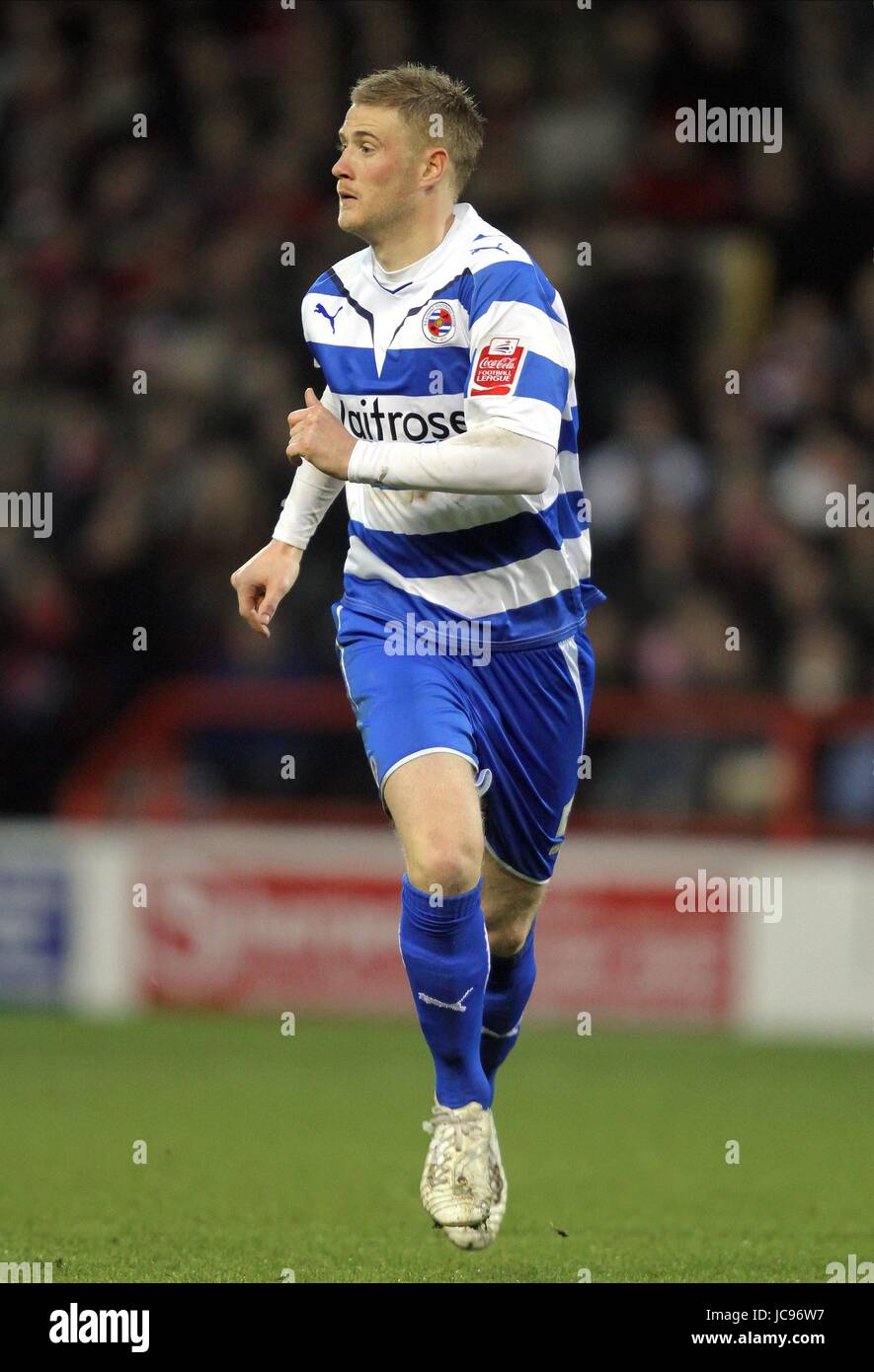 MATTHEW MILLS READING FC CITY GROUND NOTTINGHAM ENGLAND 16 January 2010 ...