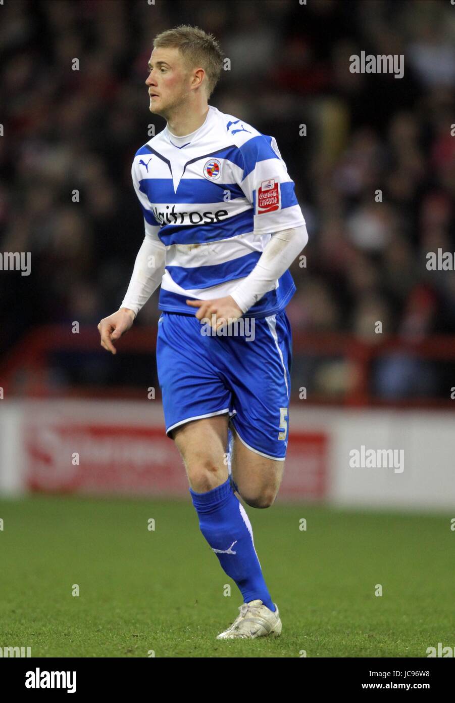 MATTHEW MILLS READING FC CITY GROUND NOTTINGHAM ENGLAND 16 January 2010 ...