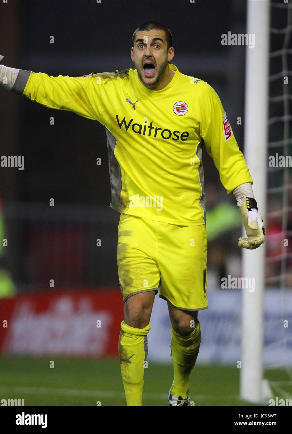 ADAM FEDERICI READING FC CITY GROUND NOTTINGHAM ENGLAND 16 January 2010 ...