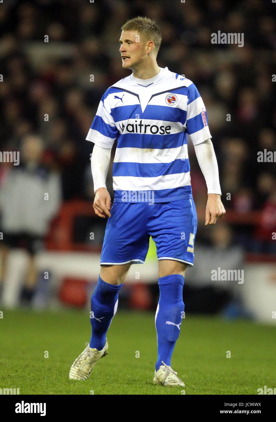 MATTHEW MILLS READING FC CITY GROUND NOTTINGHAM ENGLAND 16 January 2010 ...