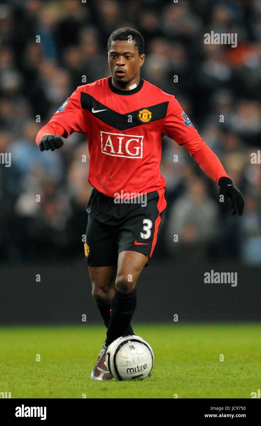 PATRICE EVRA MANCHESTER UNITED FC CITY OF MANCHESTER STADIUM MANCHESTER ...