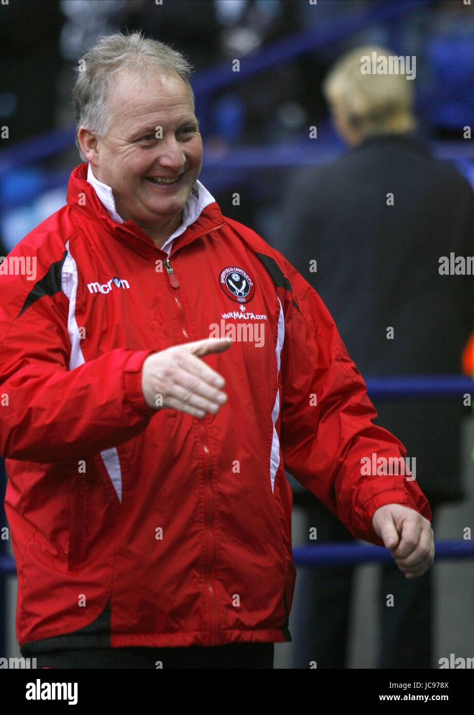 KEVIN BLACKWELL SHEFFIELD UNITED MANAGER REEBOK STADIUM BOLTON ENGLAND ...