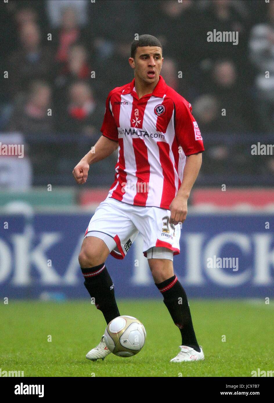 KYLE WALKER SHEFFIELD UNITED FC REEBOK STADIUM BOLTON ENGLAND 23 ...