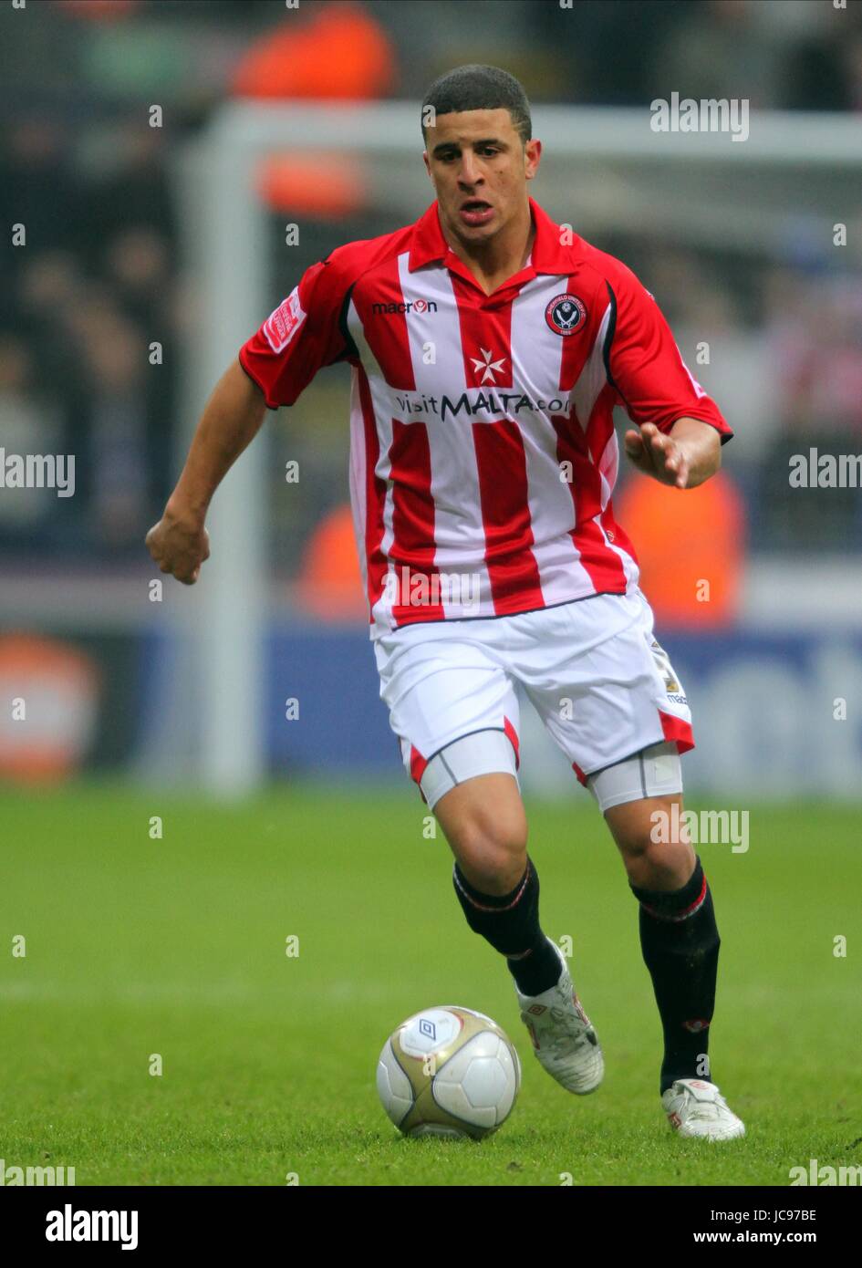KYLE WALKER SHEFFIELD UNITED FC REEBOK STADIUM BOLTON ENGLAND 23 ...
