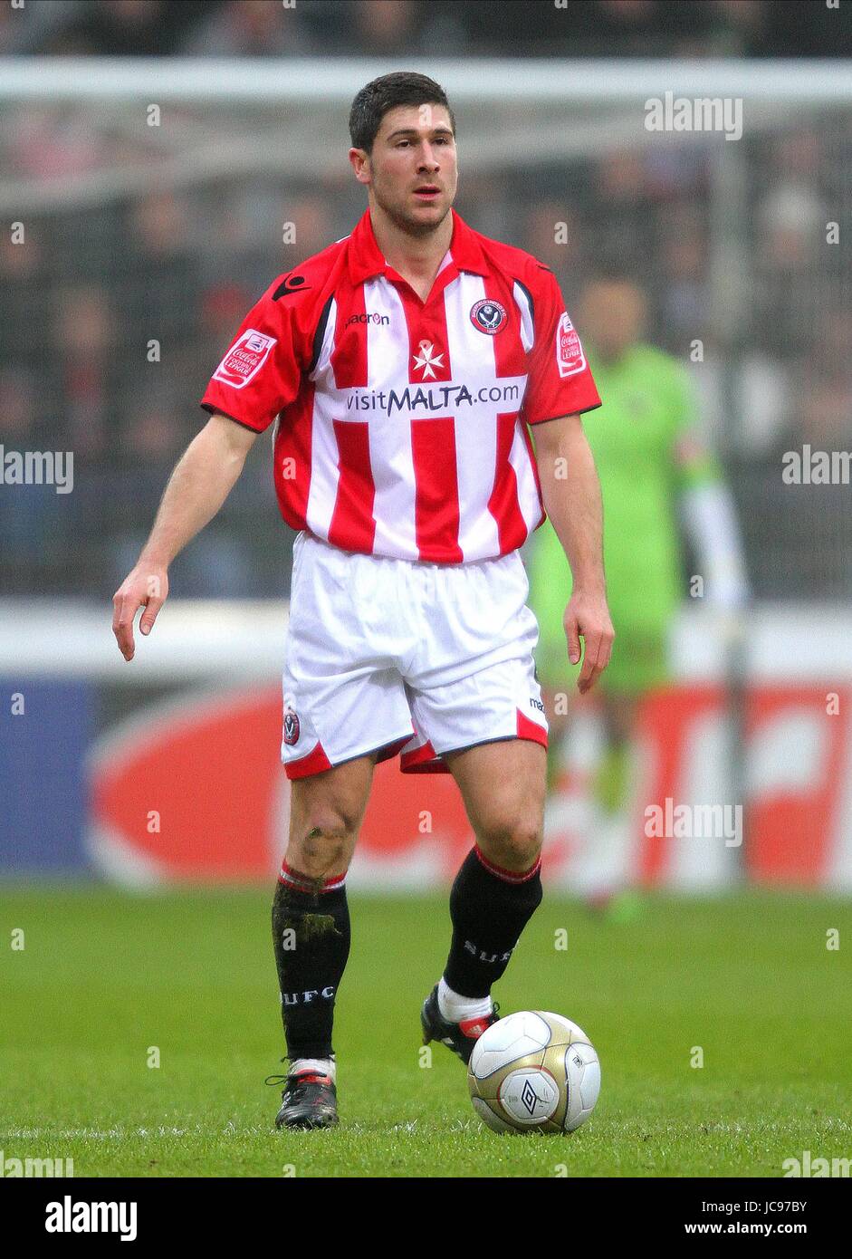 NICK MONTGOMERY SHEFFIELD UNITED FC REEBOK STADIUM BOLTON ENGLAND 23 ...