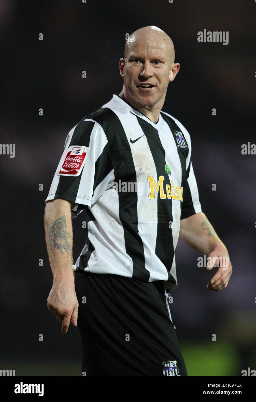 LEE HUGHES NOTTS COUNTY FC MEADOW LANE NOTTINGHAM ENGLAND 23 January ...