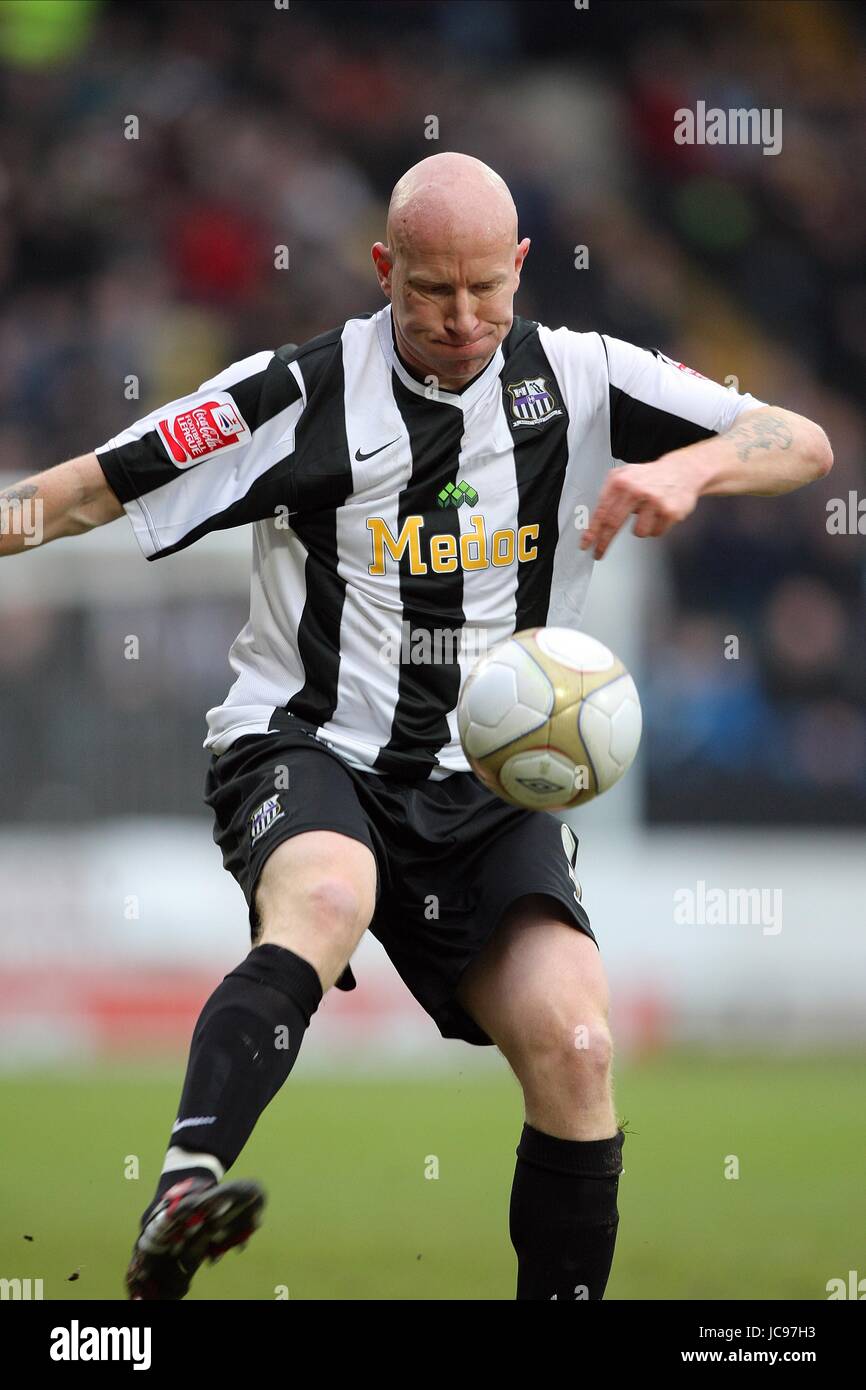 LEE HUGHES NOTTS COUNTY FC MEADOW LANE NOTTINGHAM ENGLAND 23 January ...