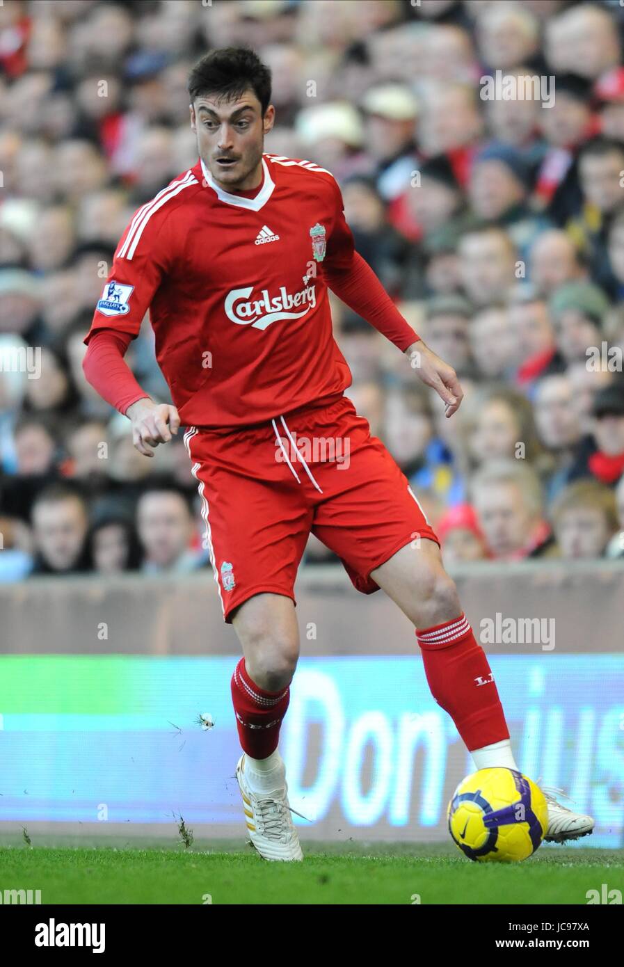 ALBERT RIERA LIVERPOOL FC ANFIELD LIVERPOOL ENGLAND 30 January 2010 ...