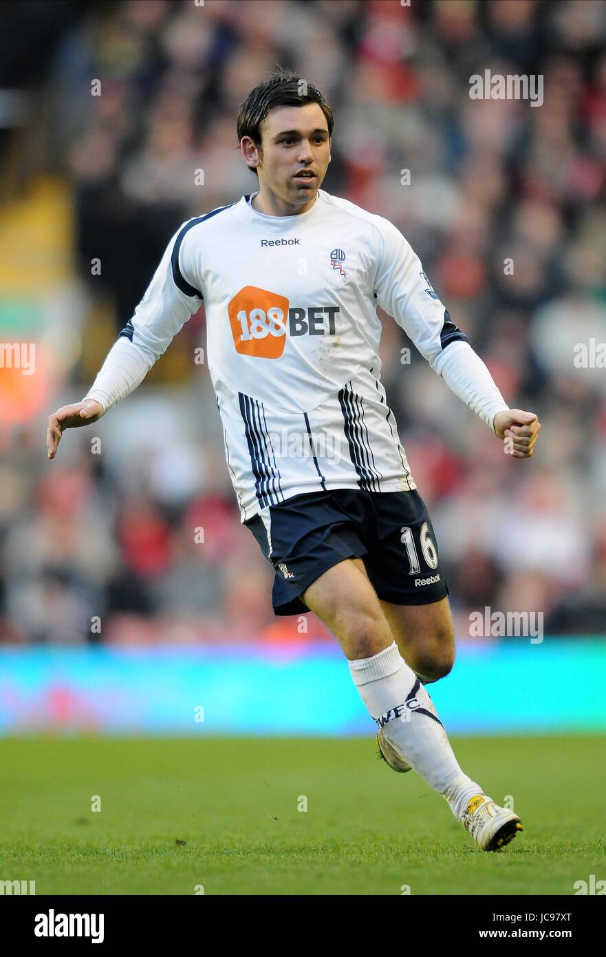 MARK DAVIES BOLTON WANDERERS FC ANFIELD LIVERPOOL ENGLAND 30 January ...