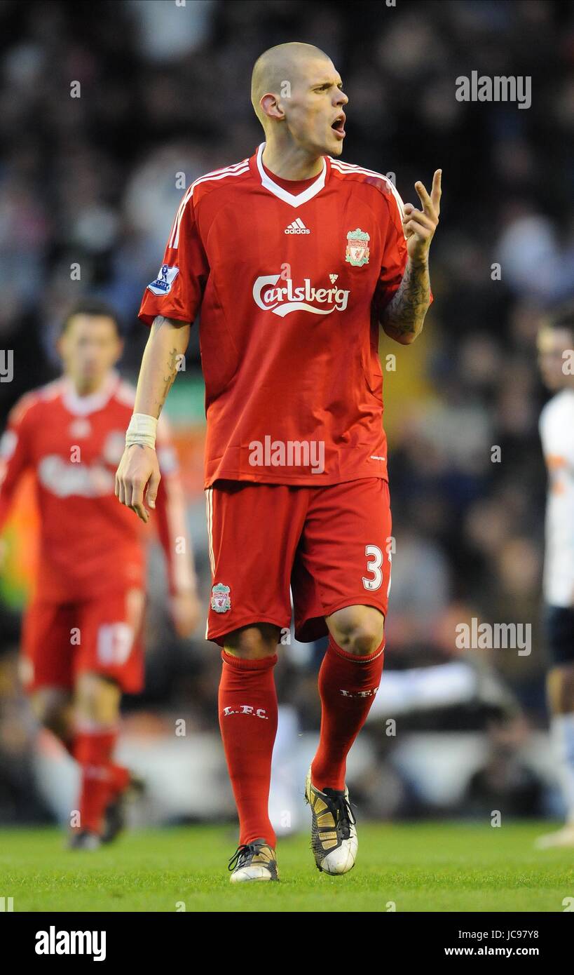MARTIN SKRTEL LIVERPOOL FC ANFIELD LIVERPOOL ENGLAND 30 January 2010 ...