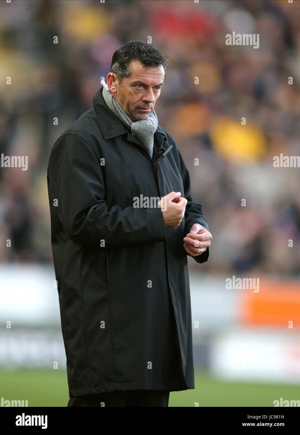 PHIL BROWN HULL CITY FC MANAGER KC STADIUM HULL ENGLAND 30 January 2010 ...