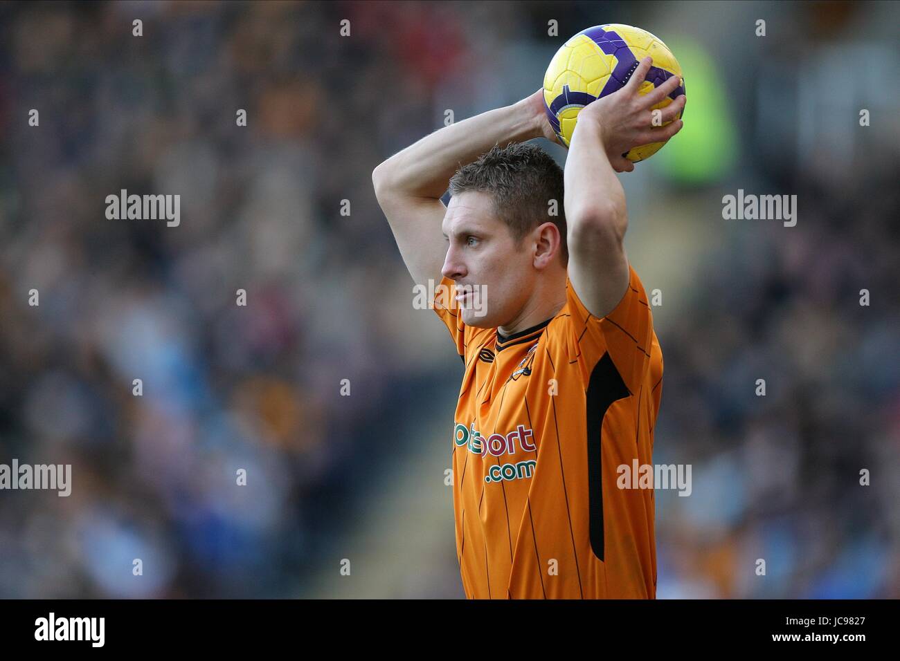 ANDY DAWSON HULL CITY FC KC STADIUM HULL ENGLAND 30 January 2010 Stock ...