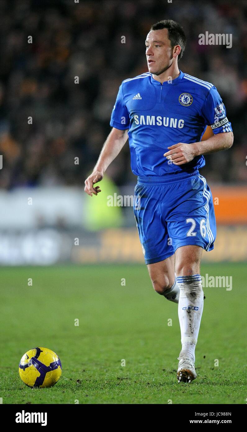 JOHN TERRY CHELSEA FC KC STADIUM HULL ENGLAND 02 February 2010 Stock ...