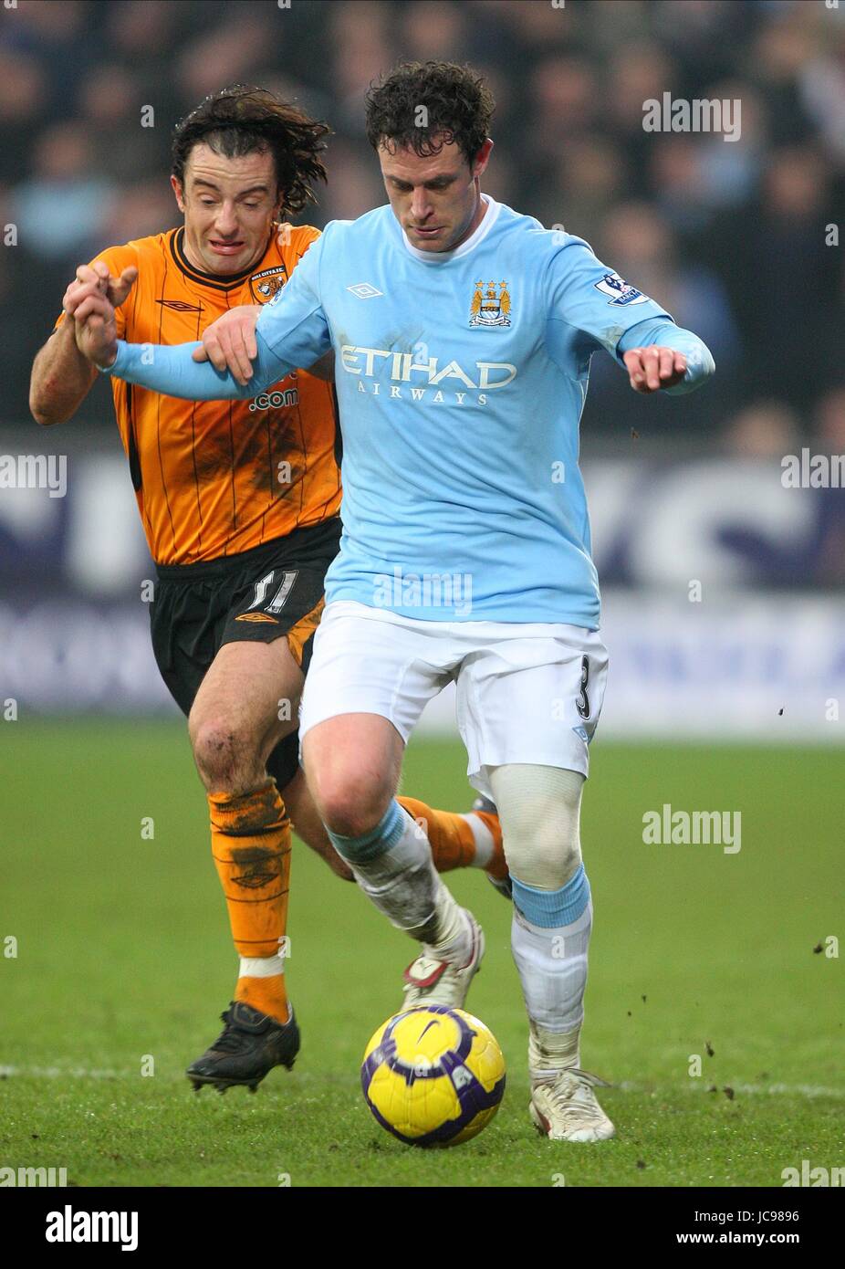 STEPHEN HUNT & WAYNE BRIDGE HULL CITY V MANCHESTER CITY KC STADIUM HULL ...