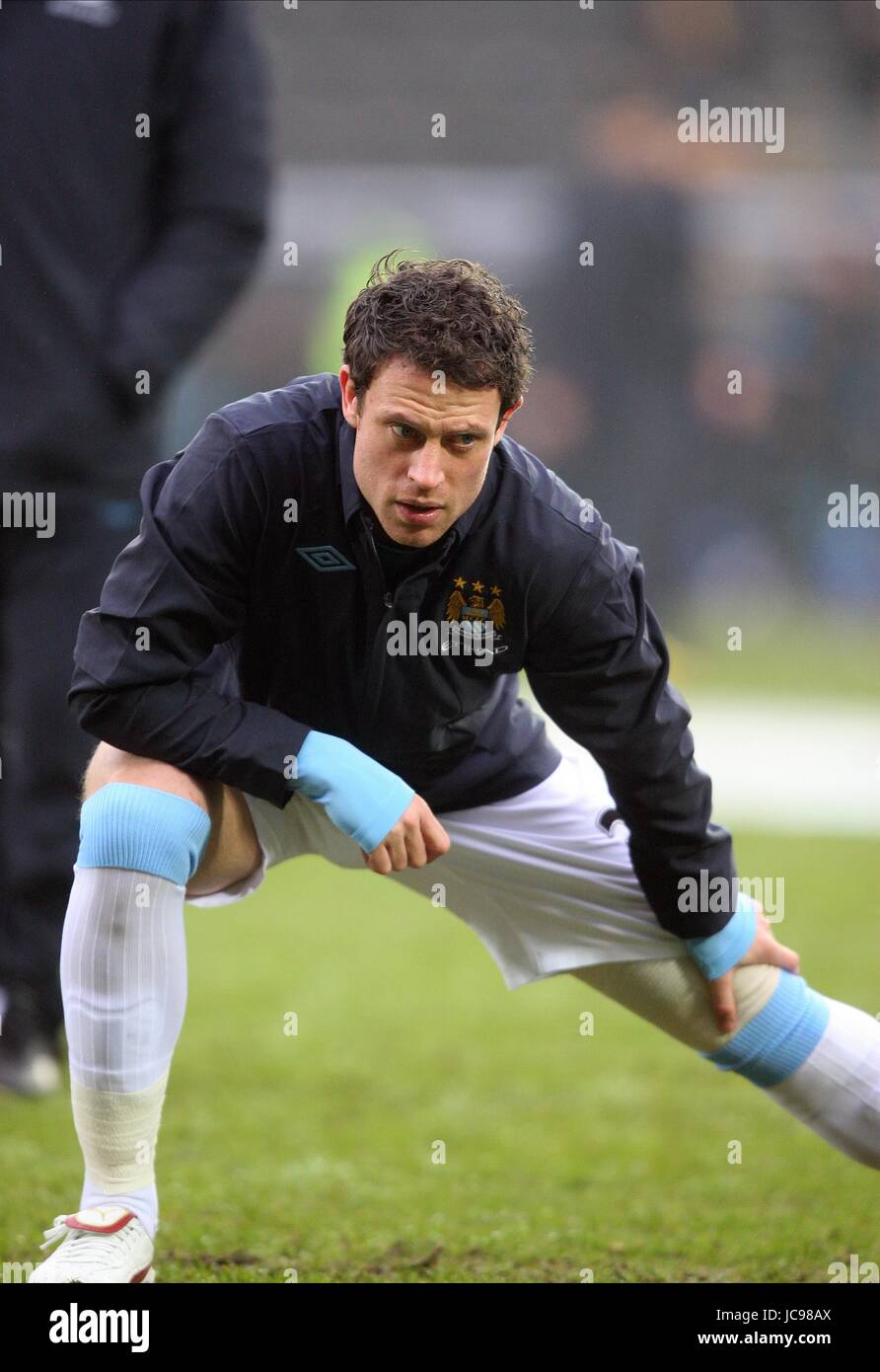 WAYNE BRIDGE MANCHESTER CITY FC KC STADIUM HULL ENGLAND 06 February ...