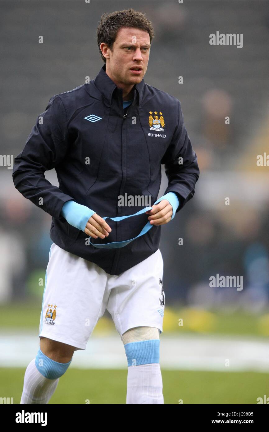 WAYNE BRIDGE MANCHESTER CITY FC KC STADIUM HULL ENGLAND 06 February ...