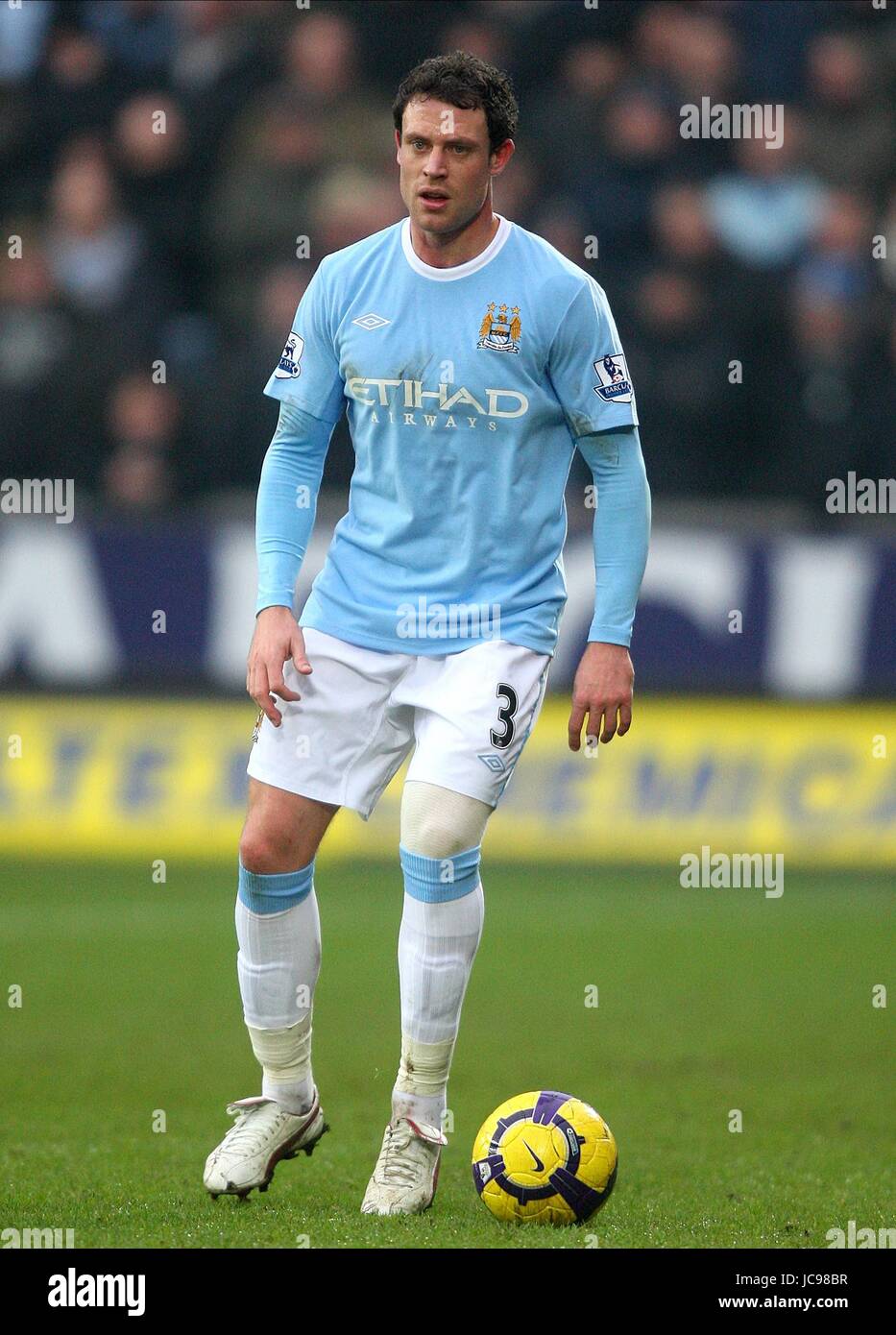 WAYNE BRIDGE MANCHESTER CITY FC KC STADIUM HULL ENGLAND 06 February ...