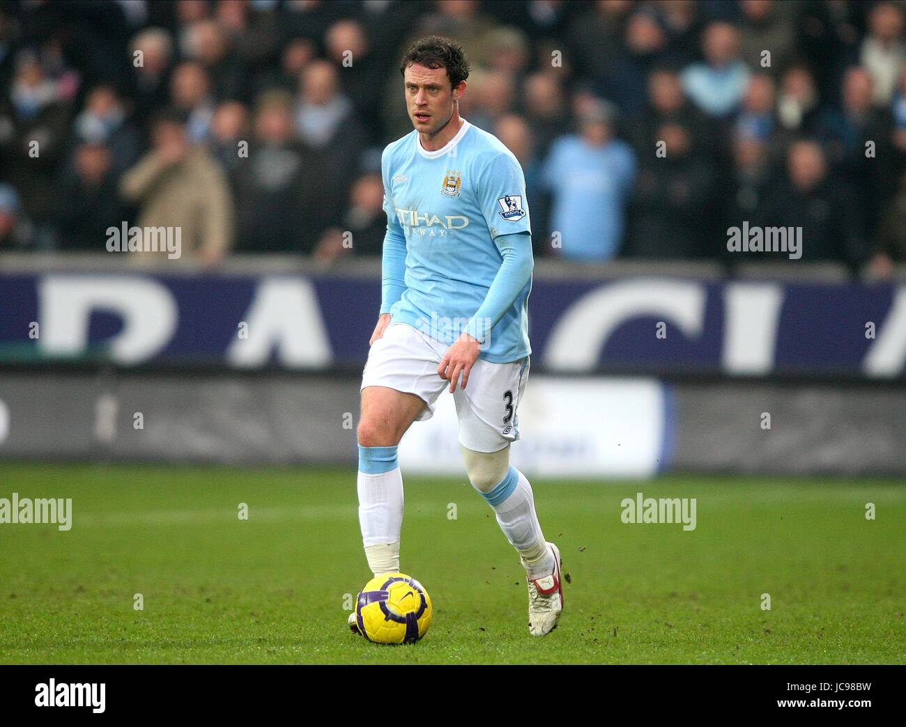 WAYNE BRIDGE MANCHESTER CITY FC KC STADIUM HULL ENGLAND 06 February ...