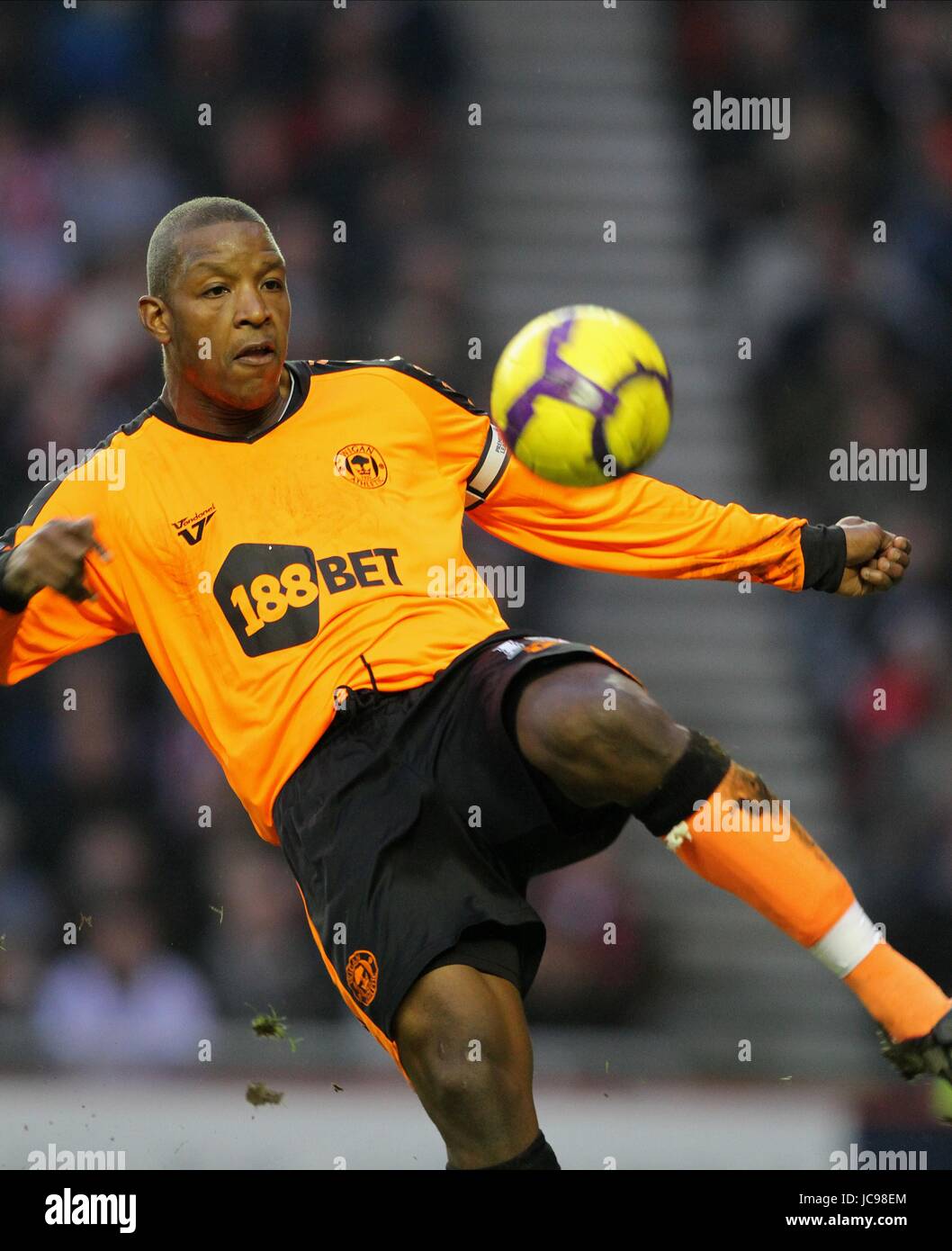 TITUS BRAMBLE WIGAN ATHLETIC FC STADIUM OF LIGHT SUNDERLAND ENGLAND 06 ...