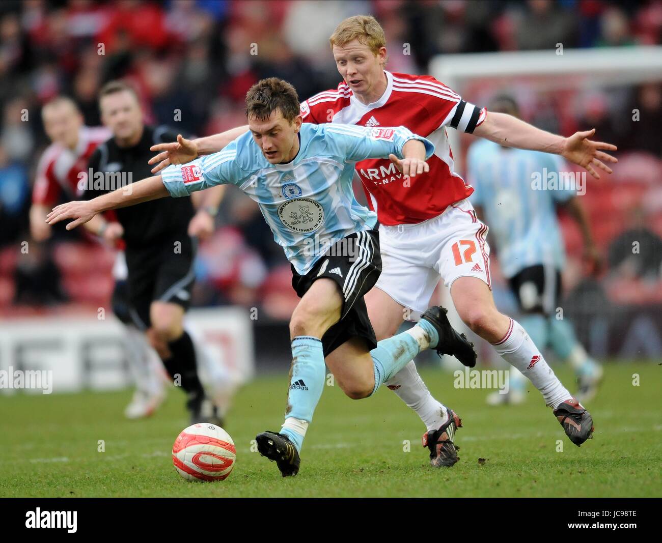 LEE FRECKLINGTON BARRY ROBSON MIDDLESBROUGH V PETERBOROUGH RIVERSIDE ...