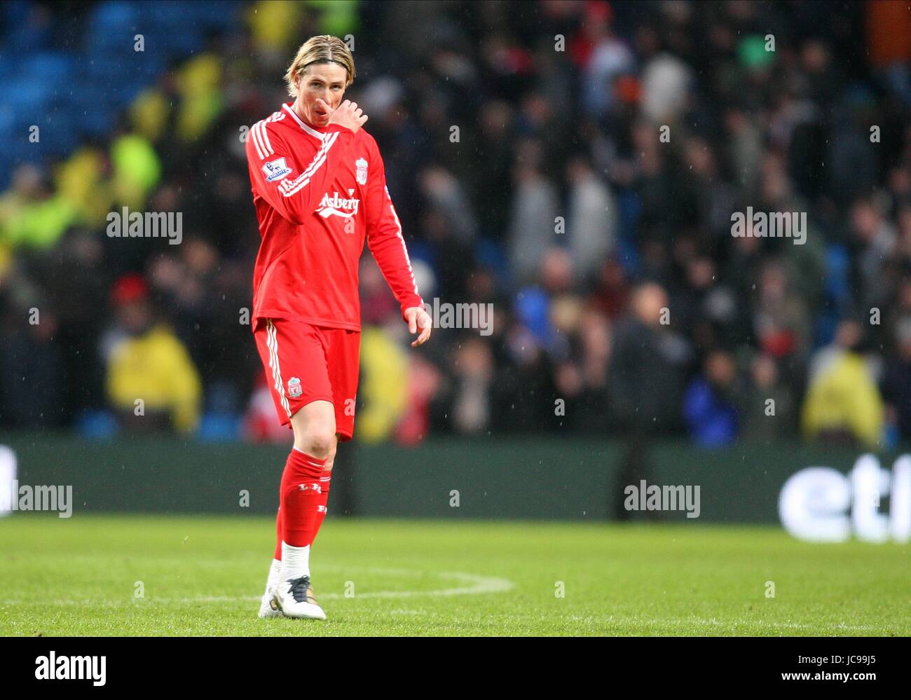 DEJECTED FERNANDO TORRES MANCHESTER CITY V LIVERPOOL EASTLANDS ...