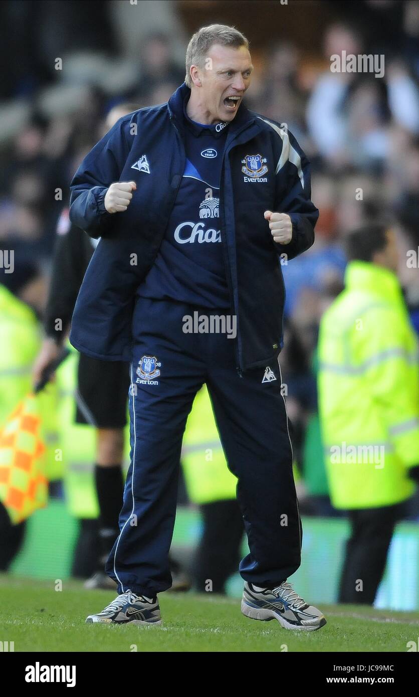 DAVID MOYES EVERTON MANAGER GOODISON EVERTON LIVERPOOL ENGLAND 20 ...