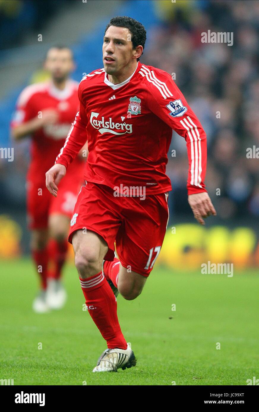 MAXI RODRIGUEZ LIVERPOOL FC EASTLANDS MANCHESTER ENGLAND 21 February ...