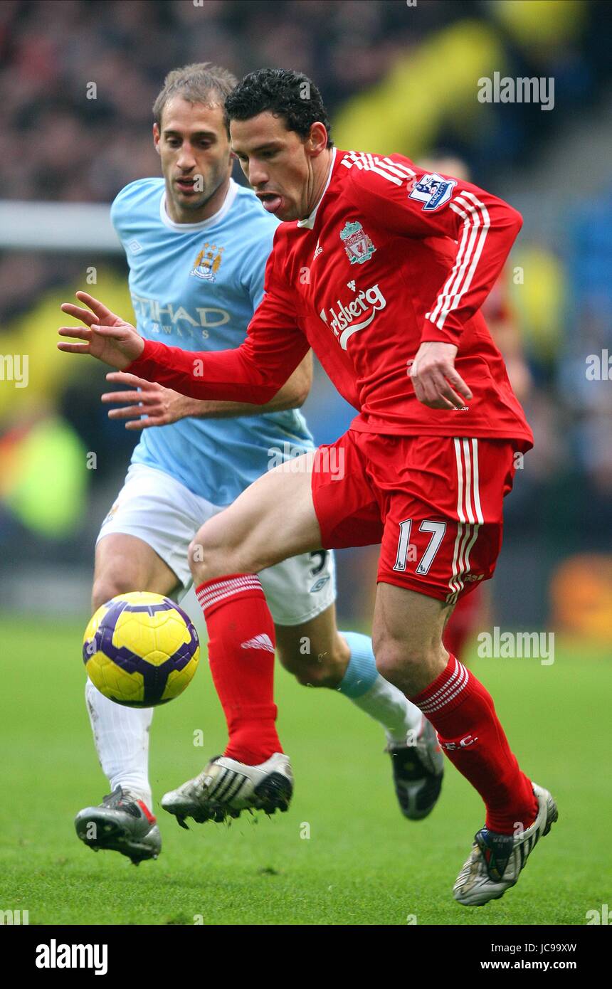MAXI RODRIGUEZ LIVERPOOL FC EASTLANDS MANCHESTER ENGLAND 21 February ...
