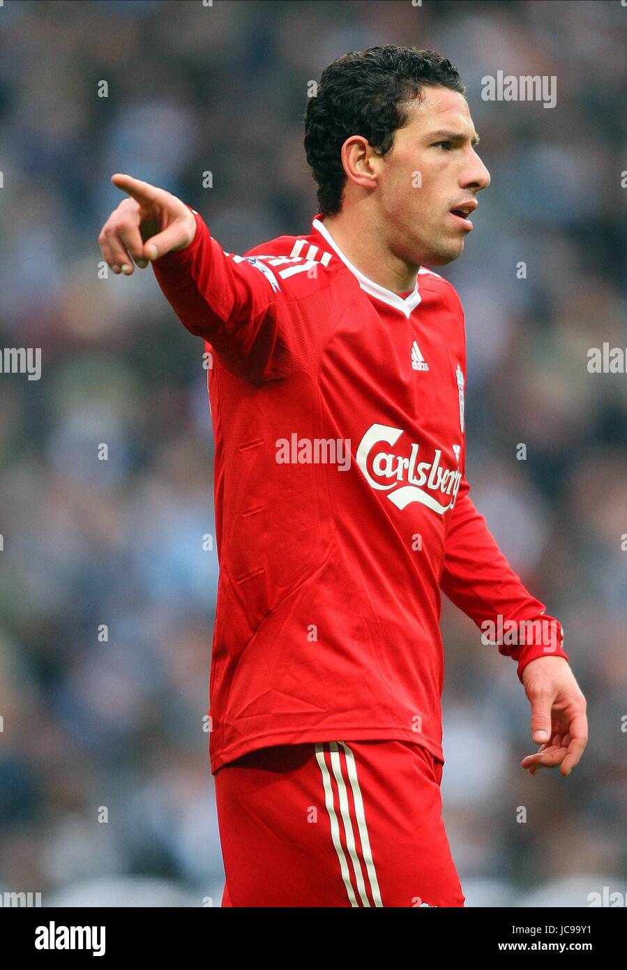 MAXI RODRIGUEZ LIVERPOOL FC EASTLANDS MANCHESTER ENGLAND 21 February ...