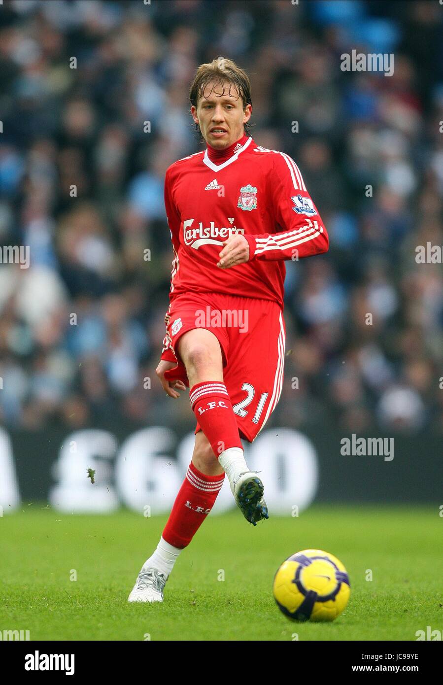 LUCAS LIVERPOOL FC EASTLANDS MANCHESTER ENGLAND 21 February 2010 Stock ...