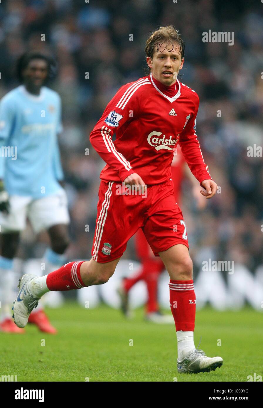 LUCAS LIVERPOOL FC EASTLANDS MANCHESTER ENGLAND 21 February 2010 Stock ...