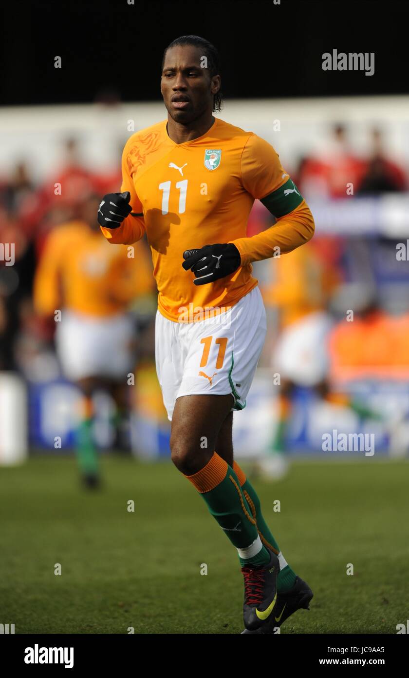 DIDIER DROGBA IVORY COAST LOFTUS ROAD STADIUM LONDON ENGLAND 03 March ...