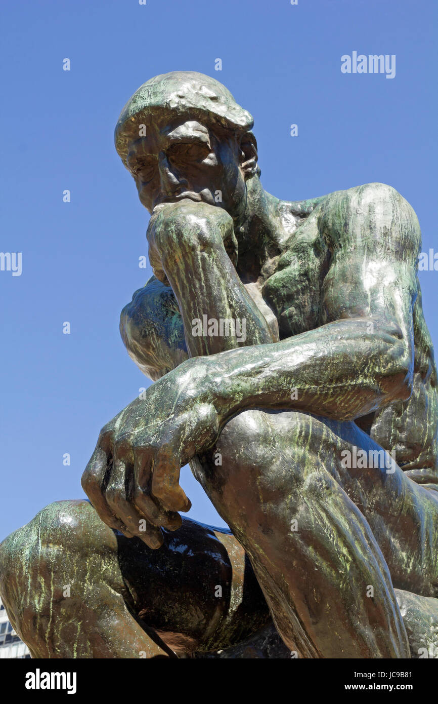 The Thinker by Rodin-second cast in the original cast and signed by ...
