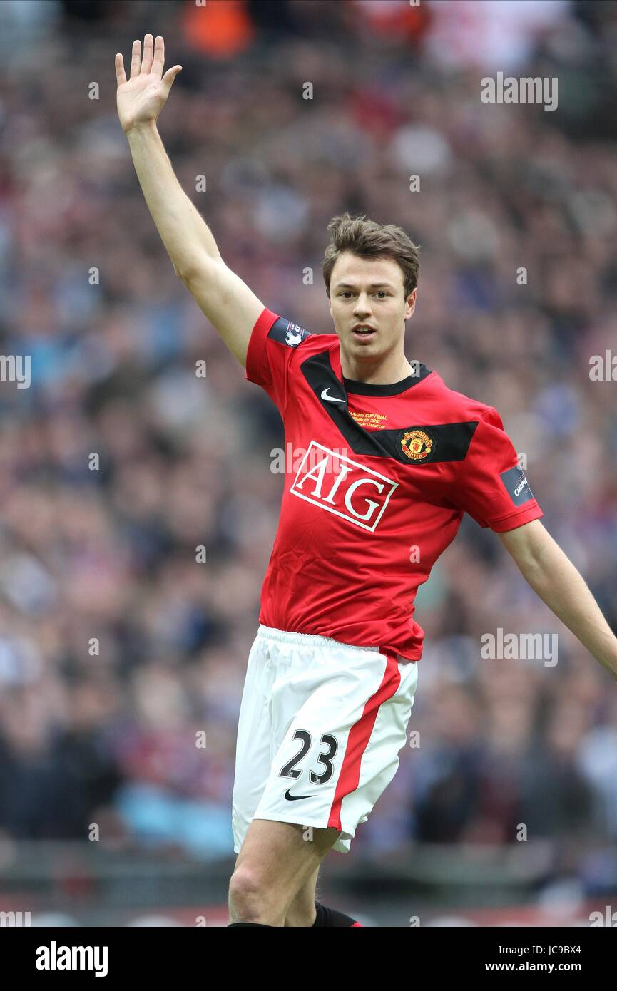 JOHNNY EVANS MANCHESTER UNITED FC WEMBLEY STADIUM LONDON ENGLAND 28 ...