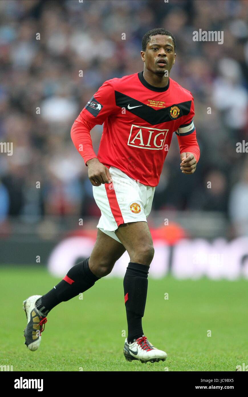 PATRICE EVRA MANCHESTER UNITED FC WEMBLEY STADIUM LONDON ENGLAND 28 ...