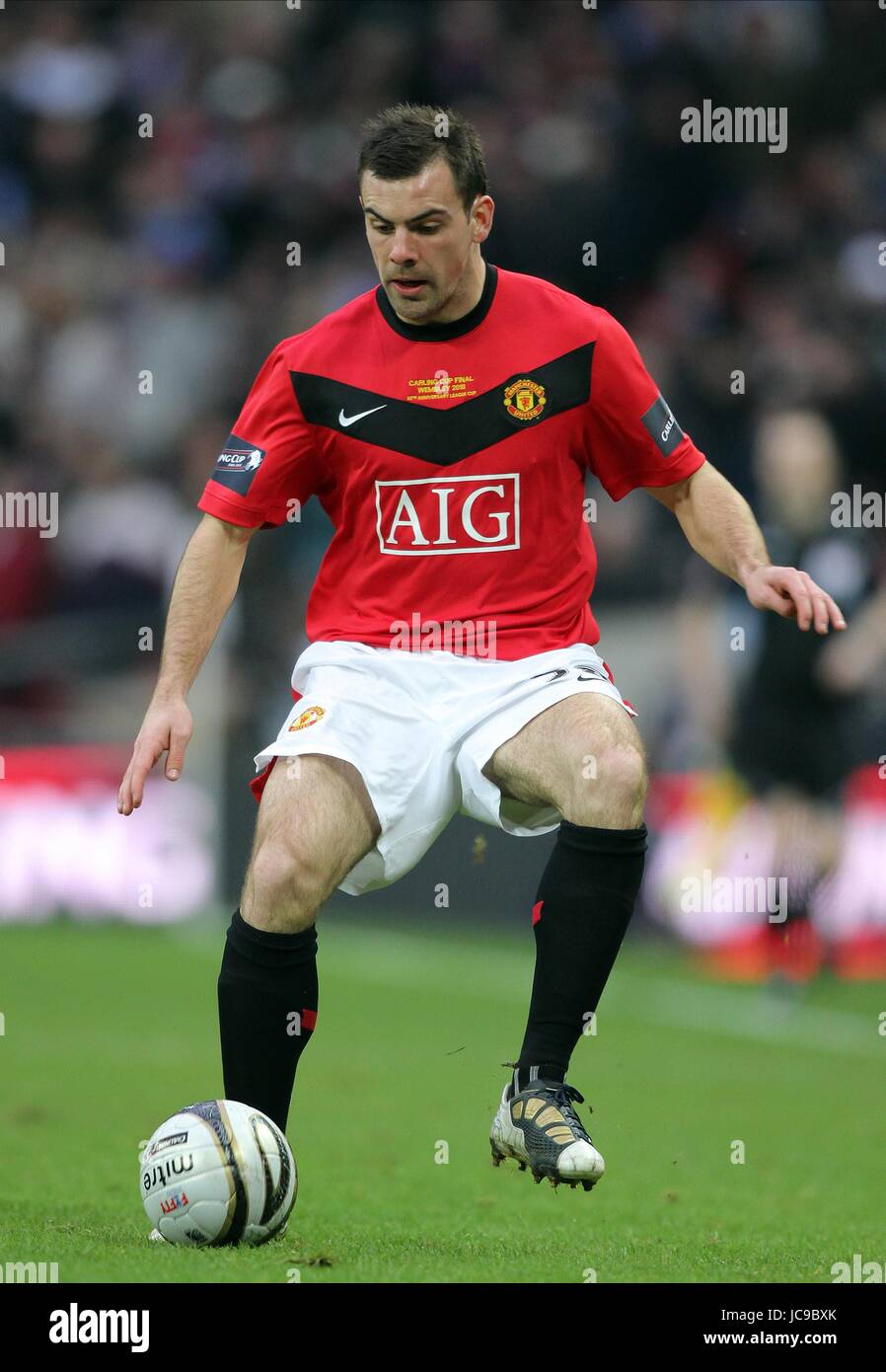 DARRON GIBSON MANCHESTER UNITED FC WEMBLEY STADIUM LONDON ENGLAND 28 ...
