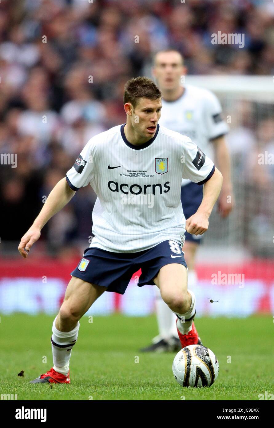 JAMES MILNER ASTON VILLA FC WEMBLEY STADIUM LONDON ENGLAND 28 February ...