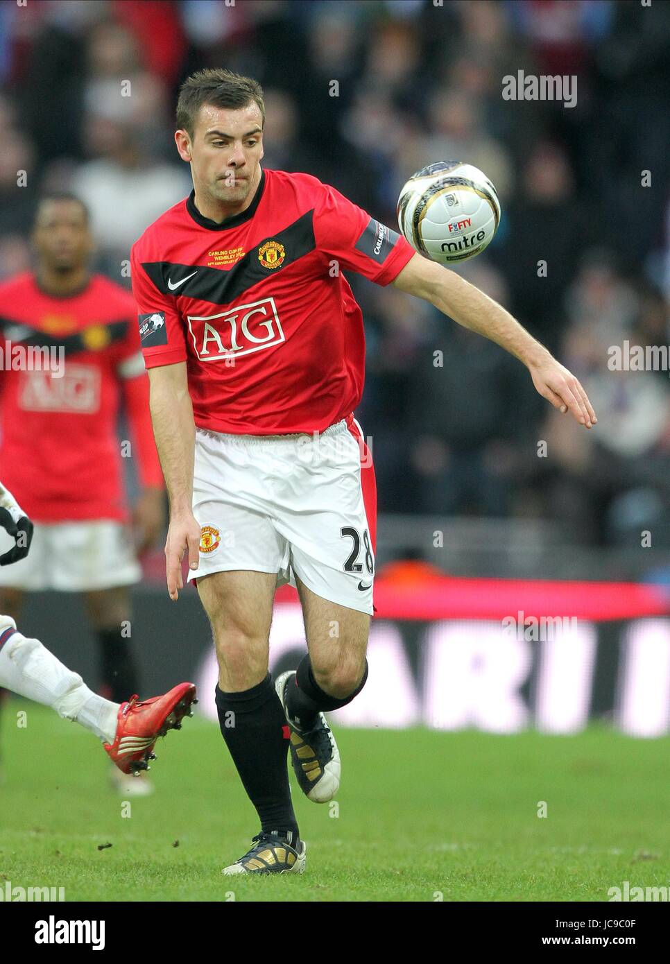 Manchester united villa wembley hi-res stock photography and images - Alamy
