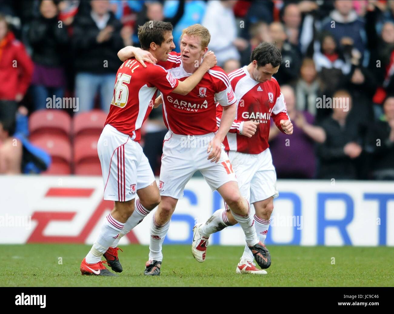 BARRY ROBSON CELEBRATES GOAL 1 MIDDLESBROUGH V NEWCASTLE UTD RIVERSIDE ...
