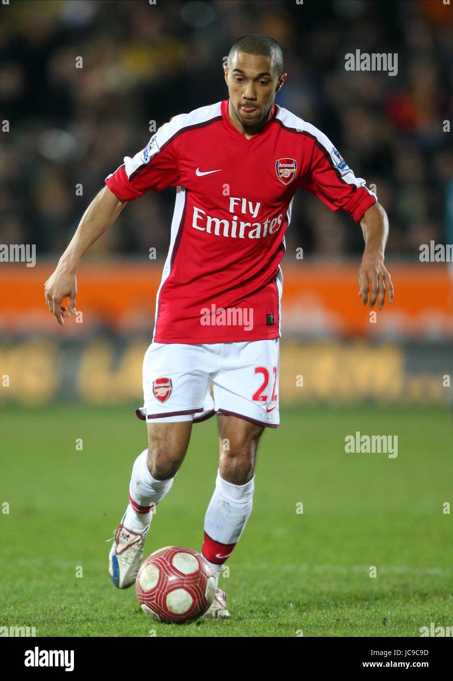 GAEL CLICHY ARSENAL FC KC STADIUM HULL ENGLAND 13 March 2010 Stock ...