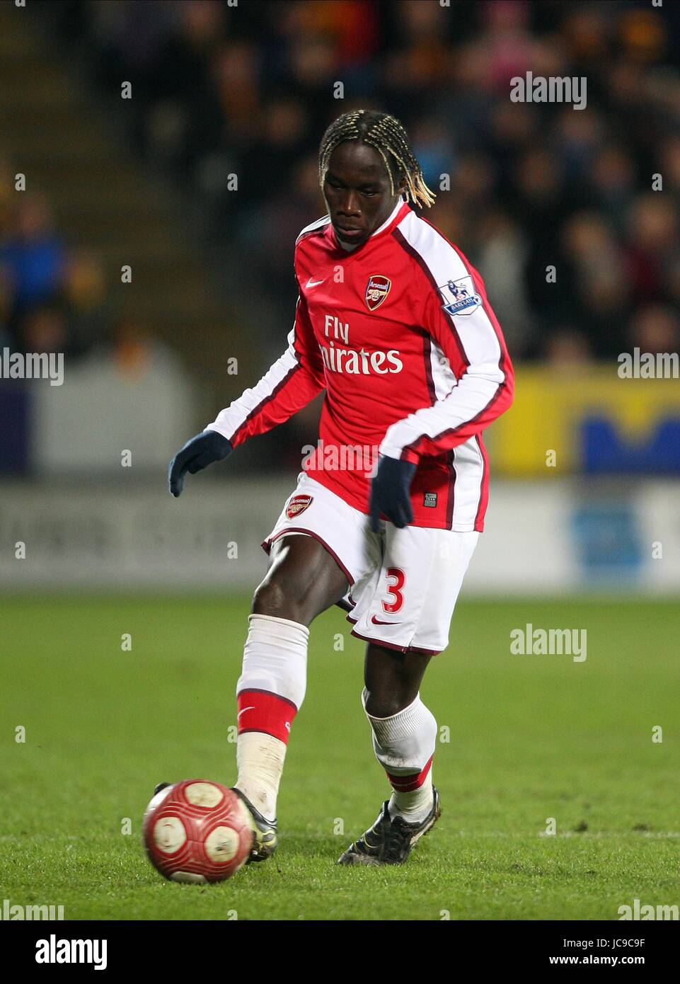 BACARY SAGNA ARSENAL FC KC STADIUM HULL ENGLAND 13 March 2010 Stock ...