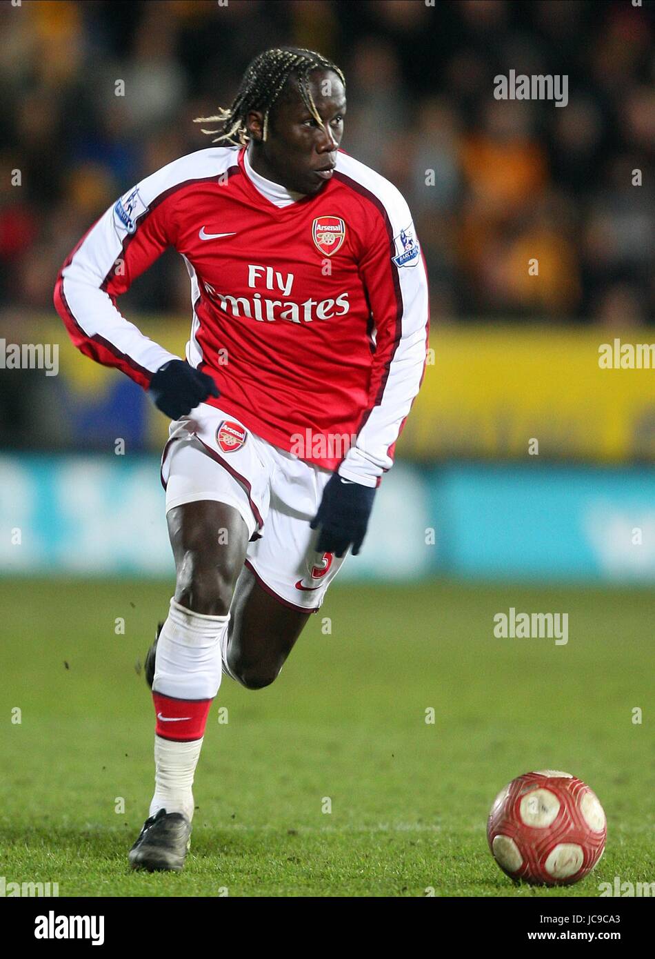 BACARY SAGNA ARSENAL FC KC STADIUM HULL ENGLAND 13 March 2010 Stock ...