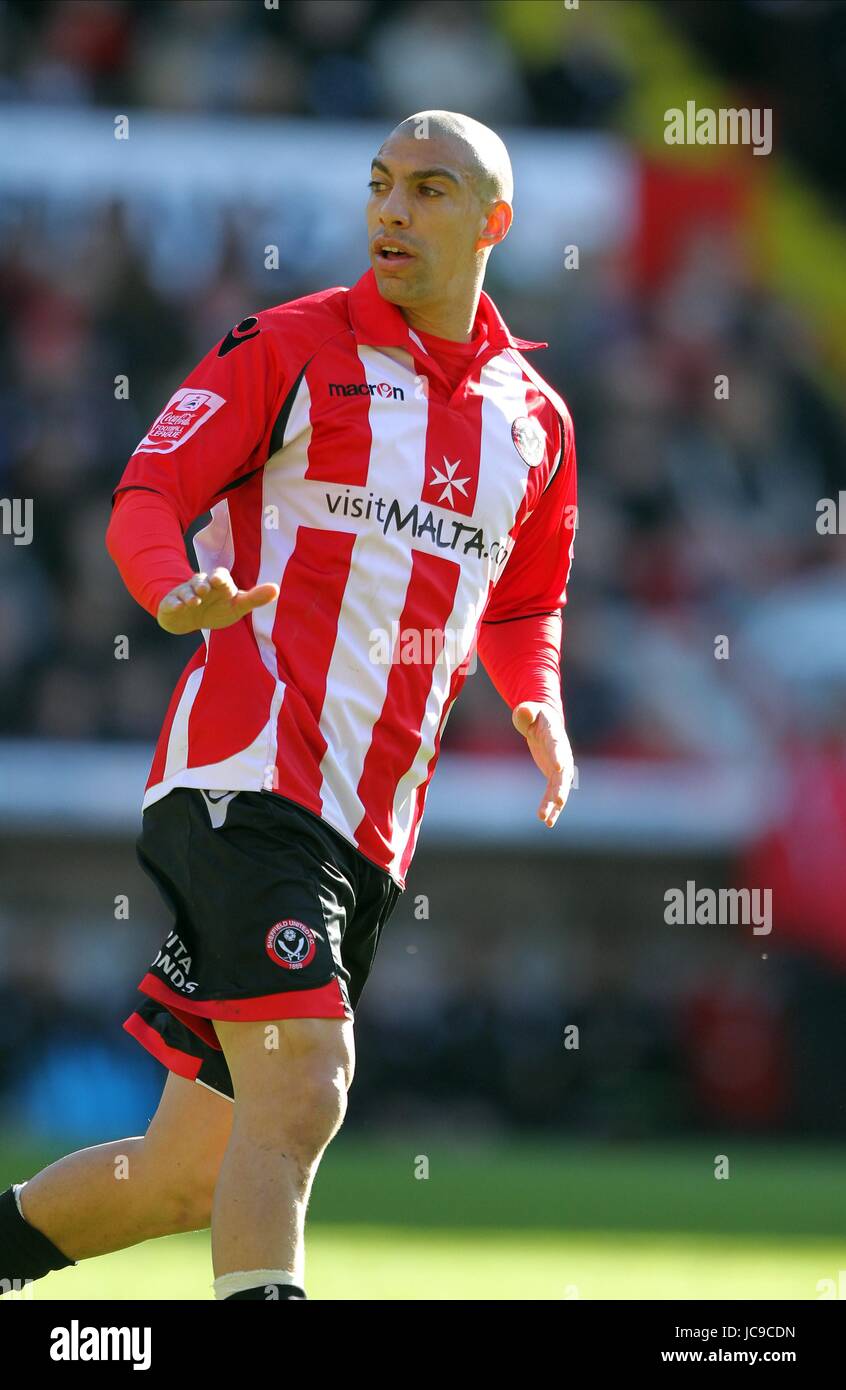 JAMES HARPER SHEFFIELD UNITED FC BRAMALL LANE SHEFFIELD ENGLAND 13 ...