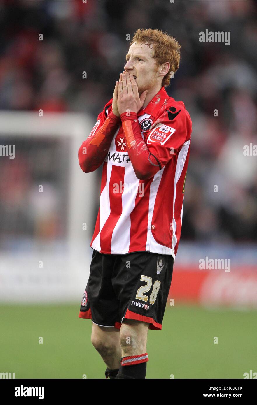 Stephen quinn celebrates sheffield utd hi-res stock photography and ...